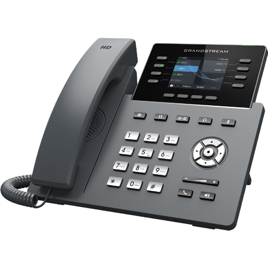 Grandstream GRP2624 + GBX20 Set HD Professional IP Phone with Wi-Fi ...