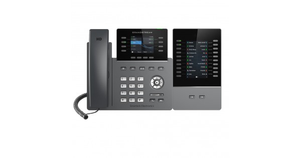 Grandstream GRP2624 + GBX20 Set HD Professional IP Phone with Wi-Fi ...